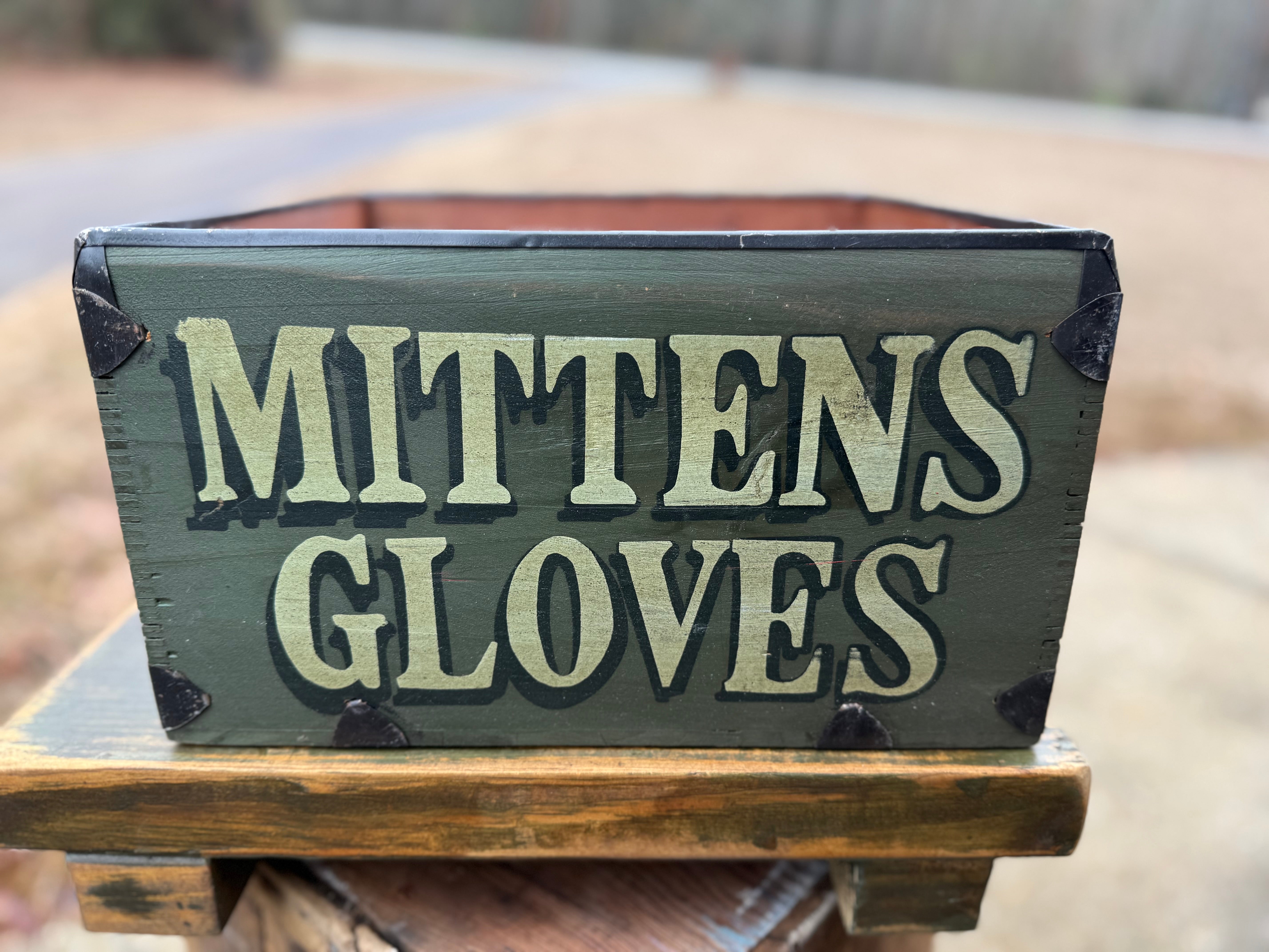 Vintage Inspired Wood Crate Mittens and Gloves – Bass Trading Company